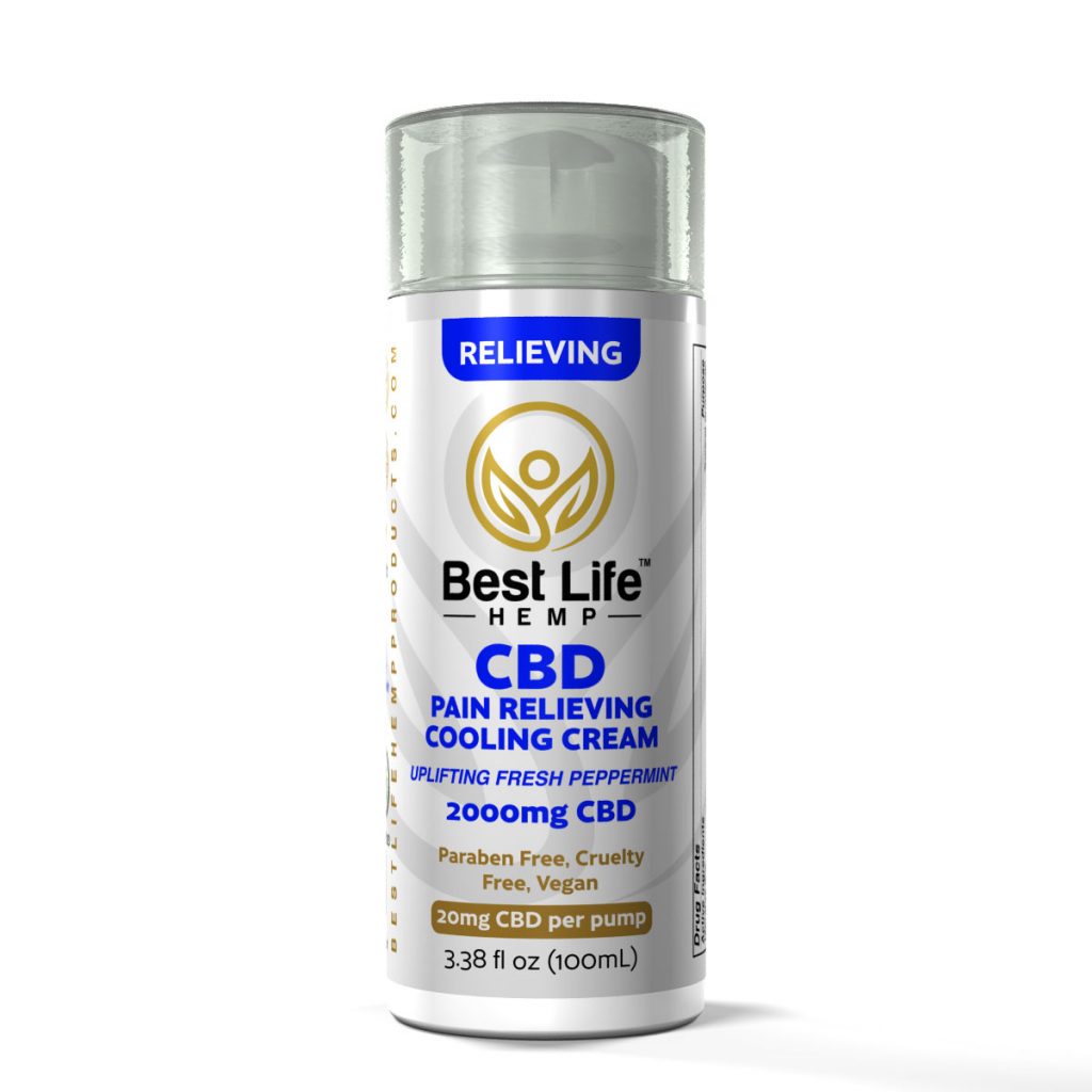 BEST LIFE HEMP™ PAIN RELIEVING COOLING CREAM - Buy CBD Oil Online